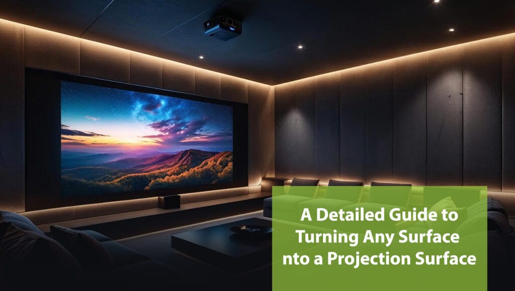 How to Turn a Wall into a Projector Screen | Complete Guide